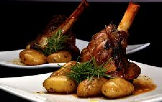 Mechoui of lamb shank and roasted vegetable - Alhambra Lifestyle